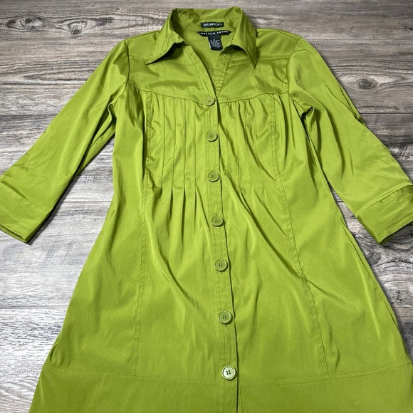 Antilia Femme | Dresses | Antilia Femme Stretch Nylon Blend Green Olive ...